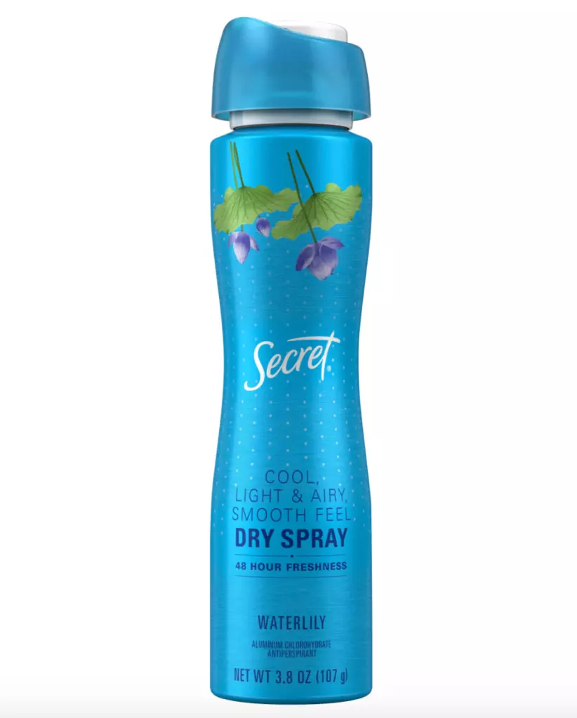 Махфӣ Spray Spray Antiperspirant ва Deodorant