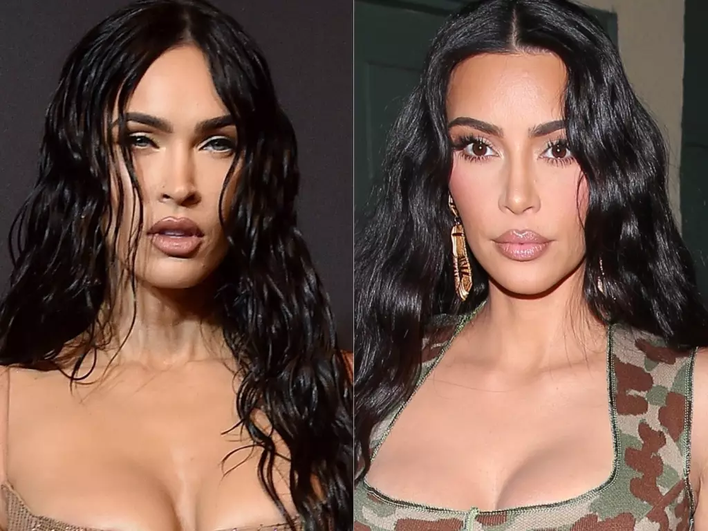 Megan Fox har fans som sier at hun ser ut som Kim Kardashian med ny hårfarge for filmrolle