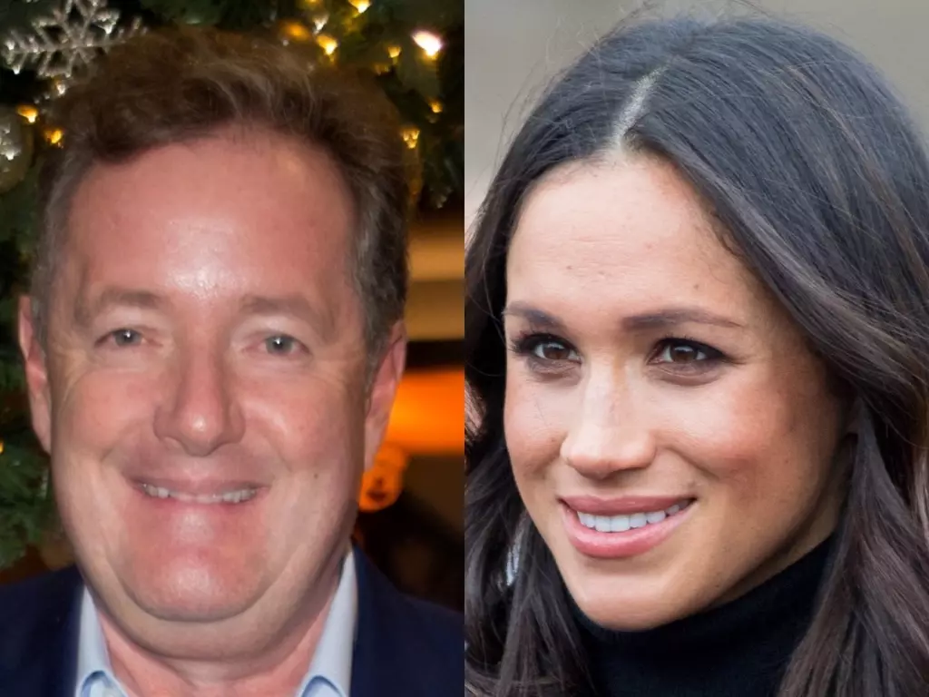 Dem Piers Morgan säin eenzege Wee fir an den Neiegkeeten ze bleiwen ass iwwer Meghan Markle ze schwätzen