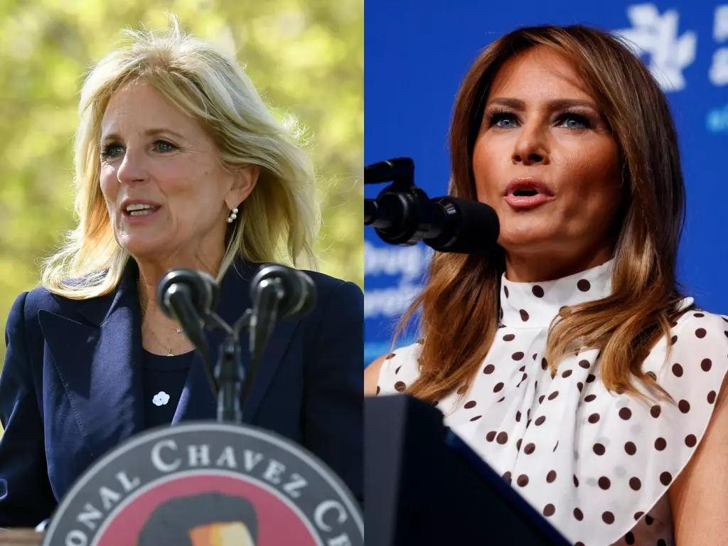 Melania Trump Anoona Inoshamisa Mafungu Erutsigiro Mushure meMukadzi wekutanga Jill Biden's Spanish-Anotaura Gaffe.