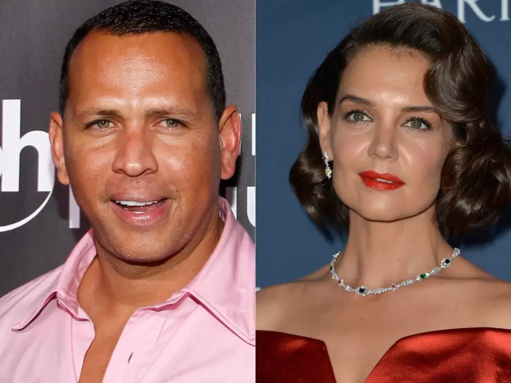 Alex Rodriguez die het appartementsgebouw van Katie Holmes verlaat, is zo'n Jennifer Lopez Move