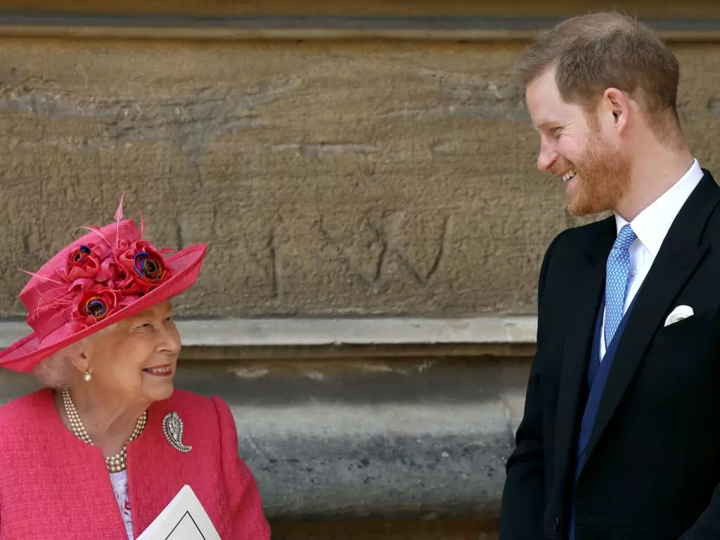 De Prënz Harry ass gemellt Angscht datt hien d'Kinnigin net Äddi wäert soen an hirer rezenter Gesondheets Angscht