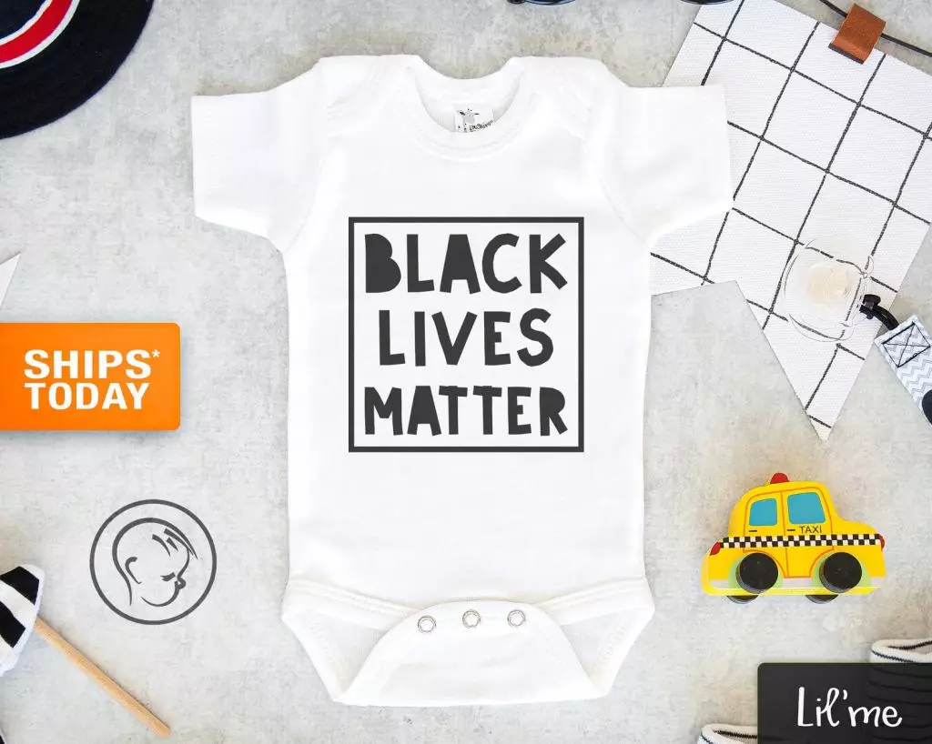 blm onesie, etsy