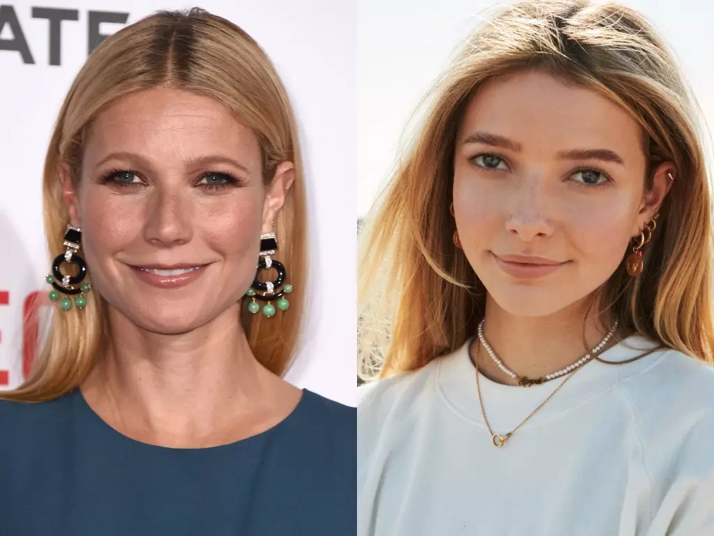 Í hvert skipti sem Gwyneth Paltrow og dóttir Apple Martin litu út eins og tvíburar