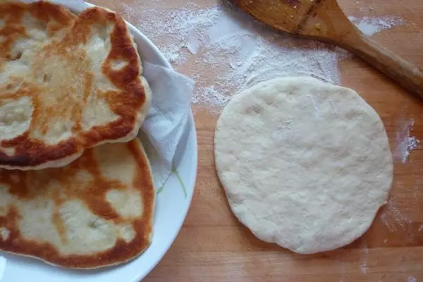 pitsa tainas naan