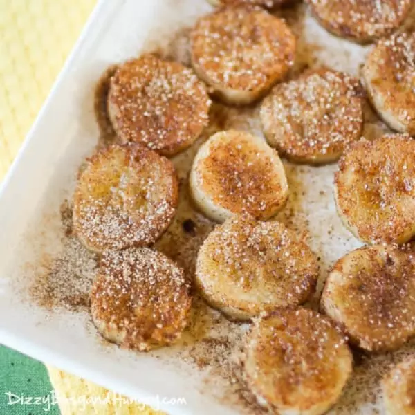 Pan-fried cinnamon nga saging