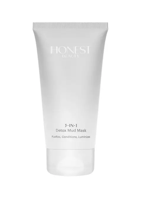 מסכות חימר חדשות לנסות | Honest Beauty 3-in-1 Detox Mud Mask