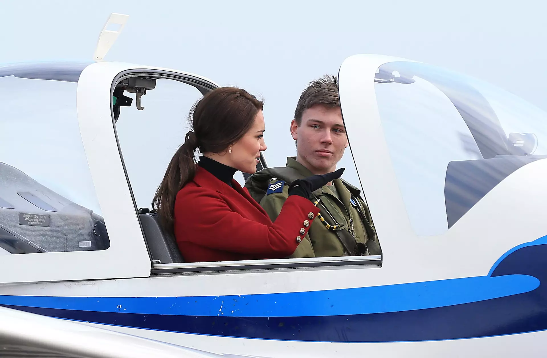 วันวาเลนไทน์ Kate Middleton ที่ Royal Air Force