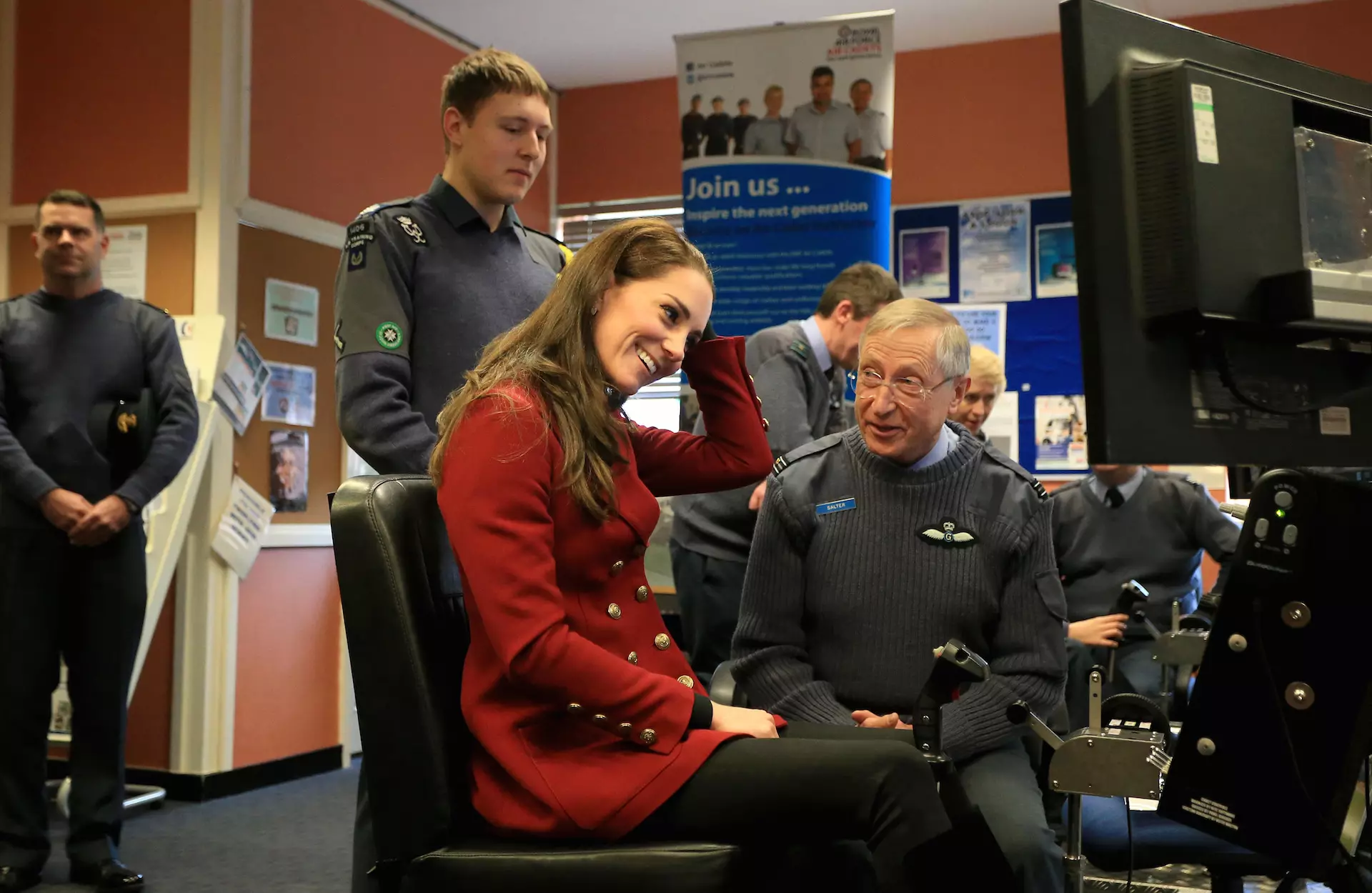 Kate Middleton Valentine's Day i le Royal Air Force