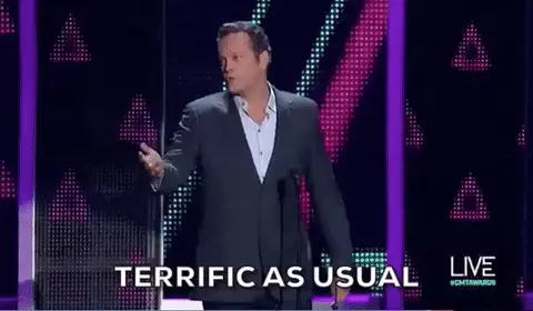 UVince Vaughn CMT Awards GIF