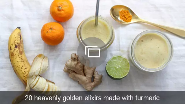 20 elixir órga neamhaí déanta le turmeric