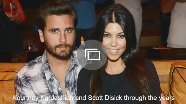 kourtney i scott al llarg dels anys