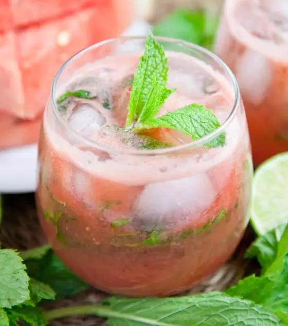 vegan waatlemoen mojito