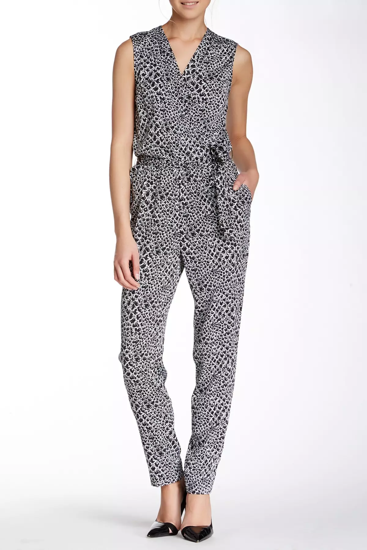 Jumpsuit bermotif