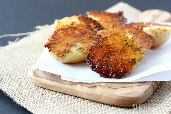 Patates cruixents de parmesà