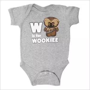 W Wookiee onesie uchun