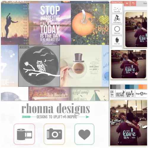 Rhonna Designs: aplicació d'edició de fotos