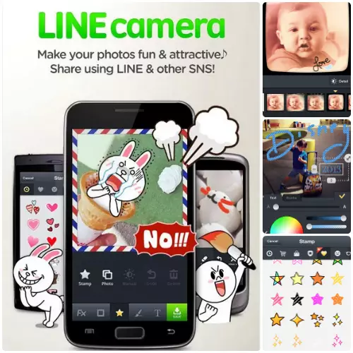 LINE Camera - Aplicație de editare foto