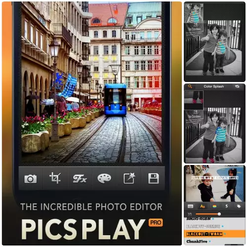 PicsPlay Pro - Fotoredigering-app