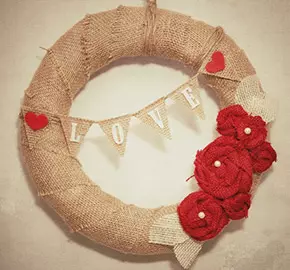 etsy valentine's day wreath