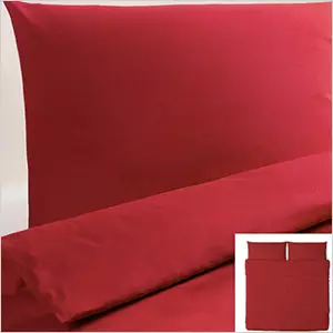 roter Bettbezug von Ikea