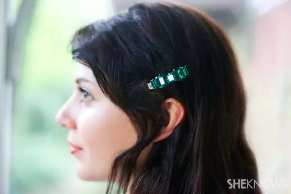 DIY Jewel-embellished hair clips | SheKnows.com