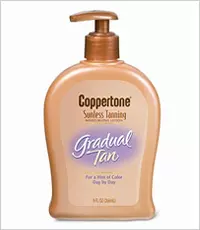 Loció hidratant bronzejat gradual Coppertone Sunless Tanning