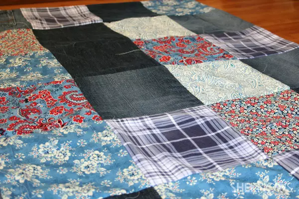 Eenvoudige geheue quilt