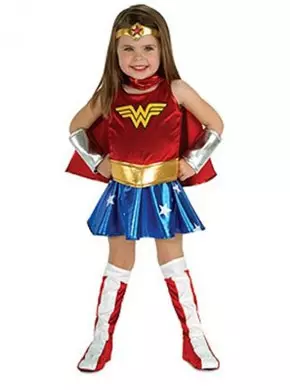 ເຄື່ອງແຕ່ງກາຍ Halloween Wonder Woman ສໍາລັບເດັກນ້ອຍ