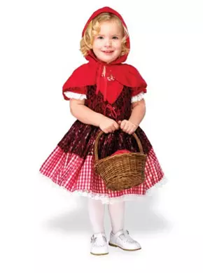 Kostum Halloween Little Red Riding Hood untuk balita