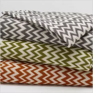 Zigzag coverlet