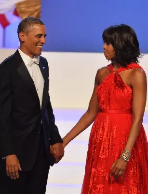 Le président et la première dame Obama au bal inaugural