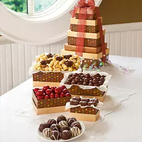 Tower of Chocolates® Gift Classic soti nan Harry ak David™