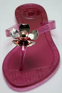 Sandaletlər: Dior jelly blossom qayış sandalları