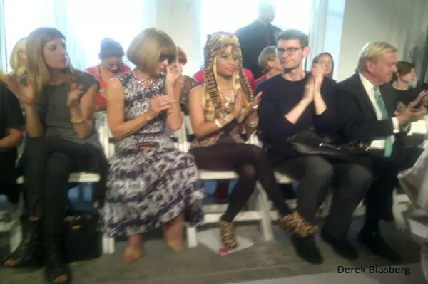 Nicki Minaj และ Anna Wintour Oscar De La Renta