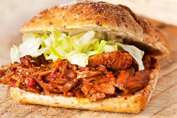 Pulled pork sandwich