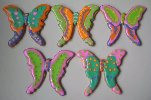 Spring butterfly cookies