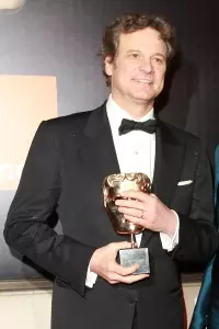 Colin Firth com seu BAFTA