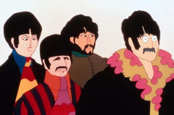 Die Beatles in Yellow Submarine