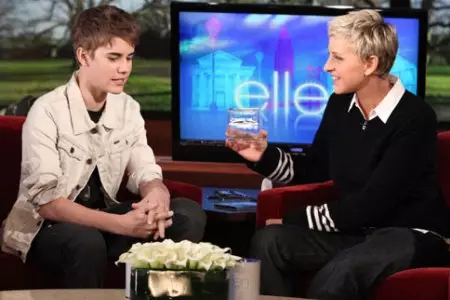 Justin Bieber lan Ellen DeGeneres