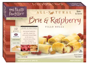 Fillo Factory Brie a Raspberry Fillo Rolls