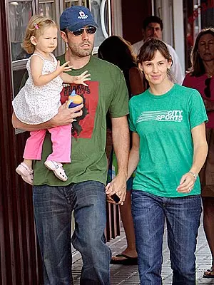 La famille Affleck, quand elle avait trois ans