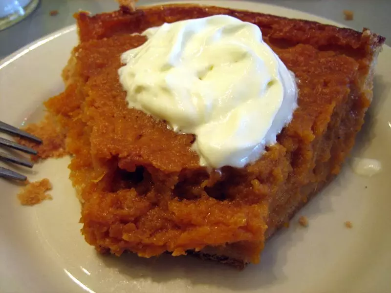 Torta de batata doce Bourbon