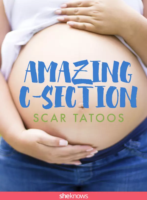 12 C-section caws pliav tattoos