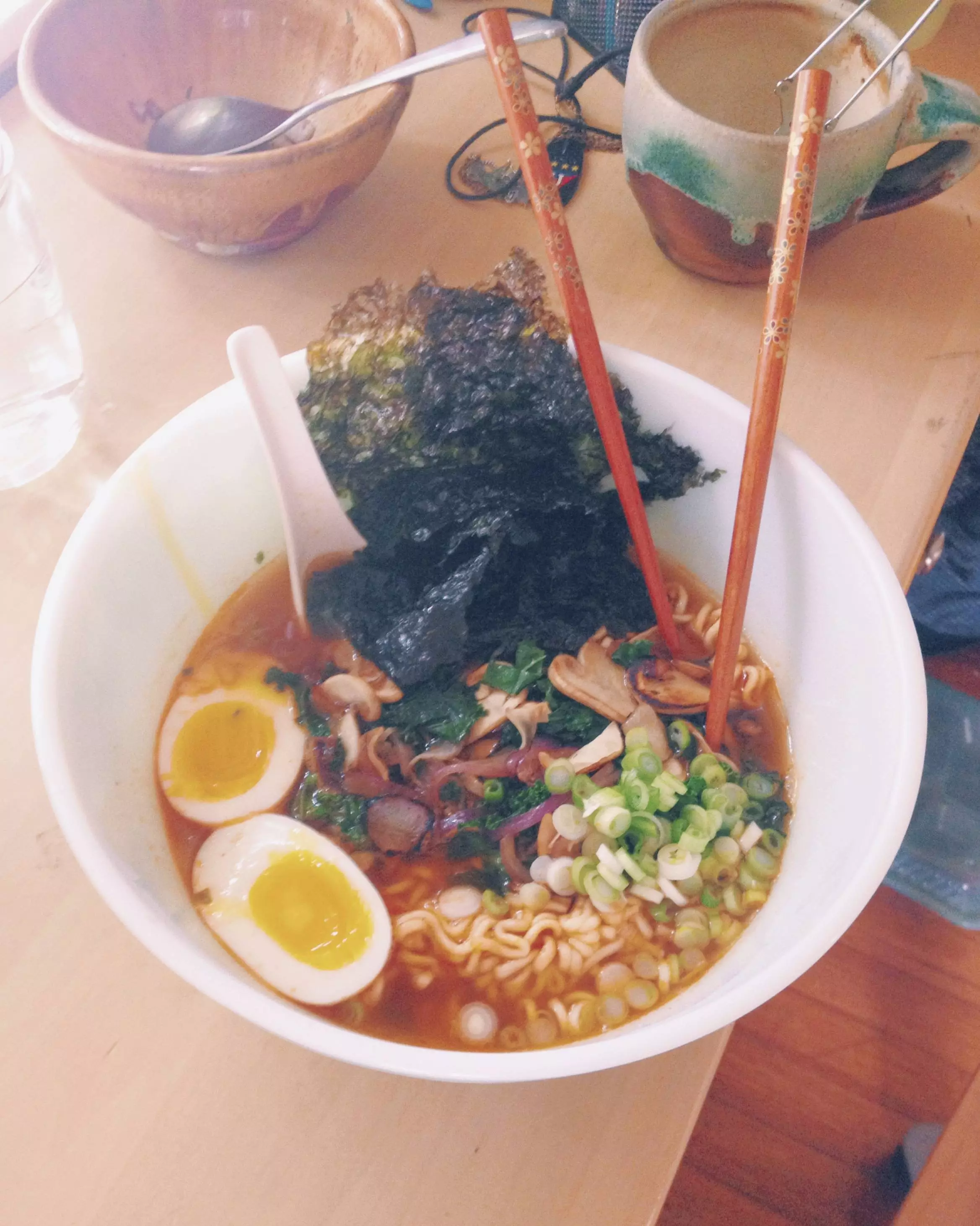 Kale ramen