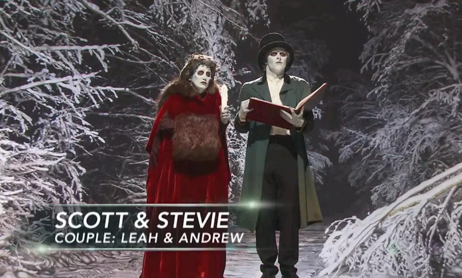 Les maquillages finis de Scott et Stevie