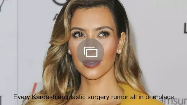 Ang Kardashian plastic surgery rumors slideshow