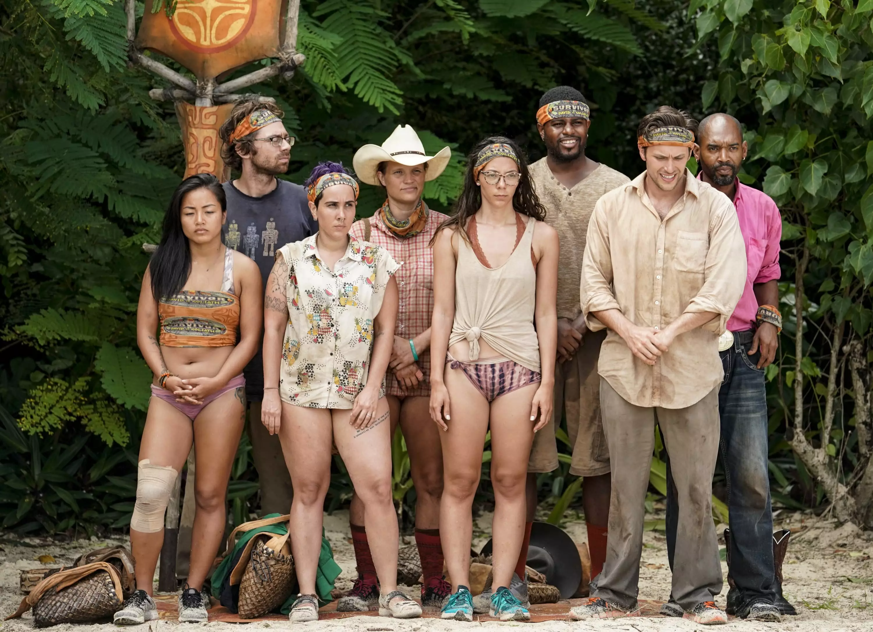 Foto de la tribu de David en Survivor: David vs. Goliat