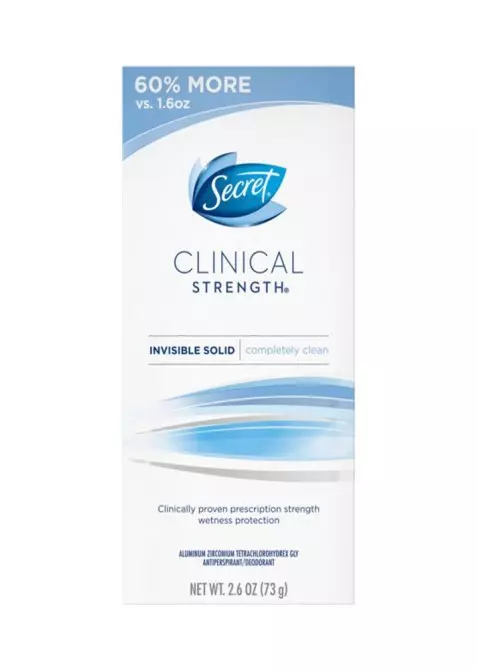 Clinical-Strength Deodorants: Secret Clinical Strength Invisible Solid Deodorant