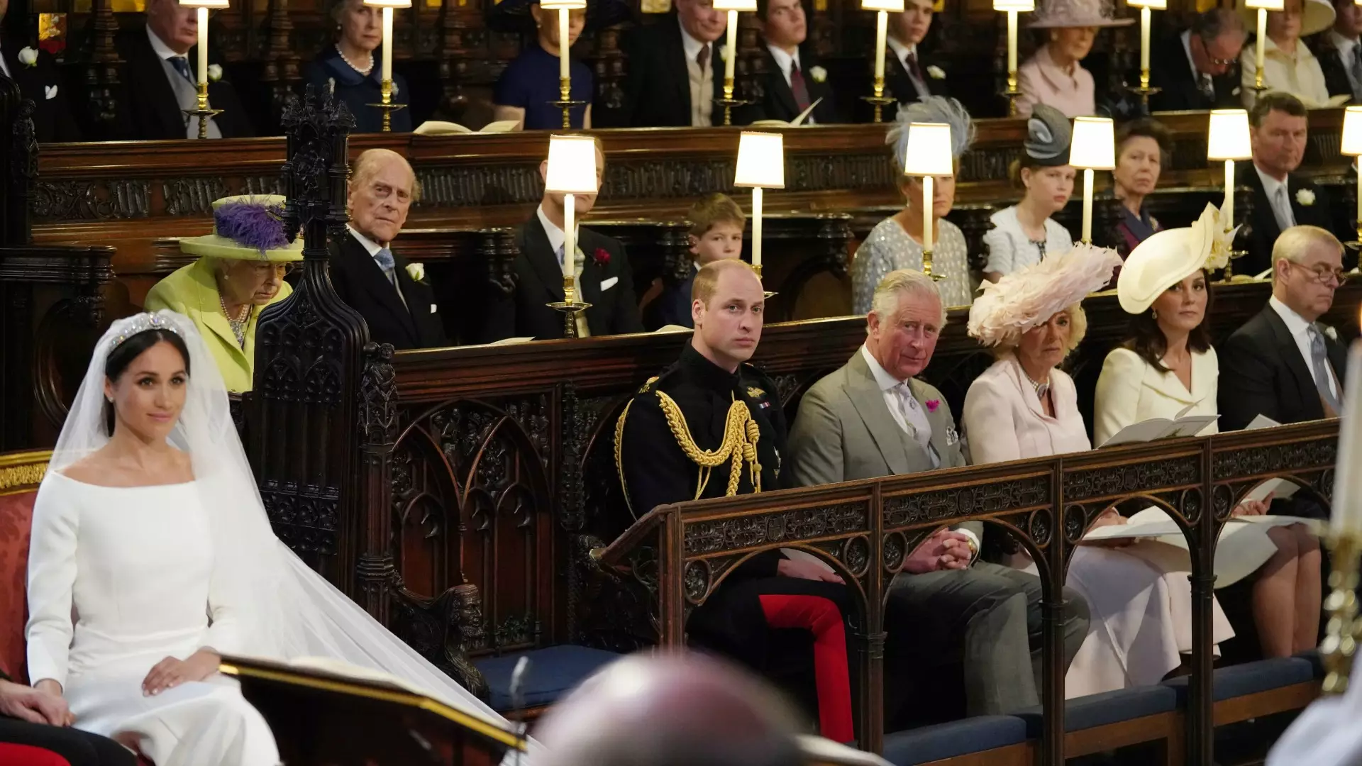 El asiento vacío en la boda real